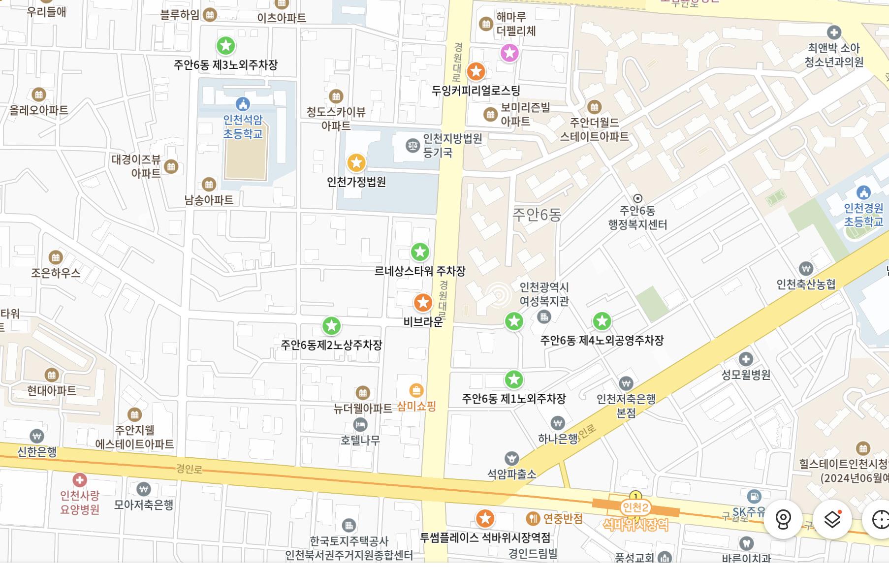 인천·의정부 법원지도 | 로웨이브 Lawwave