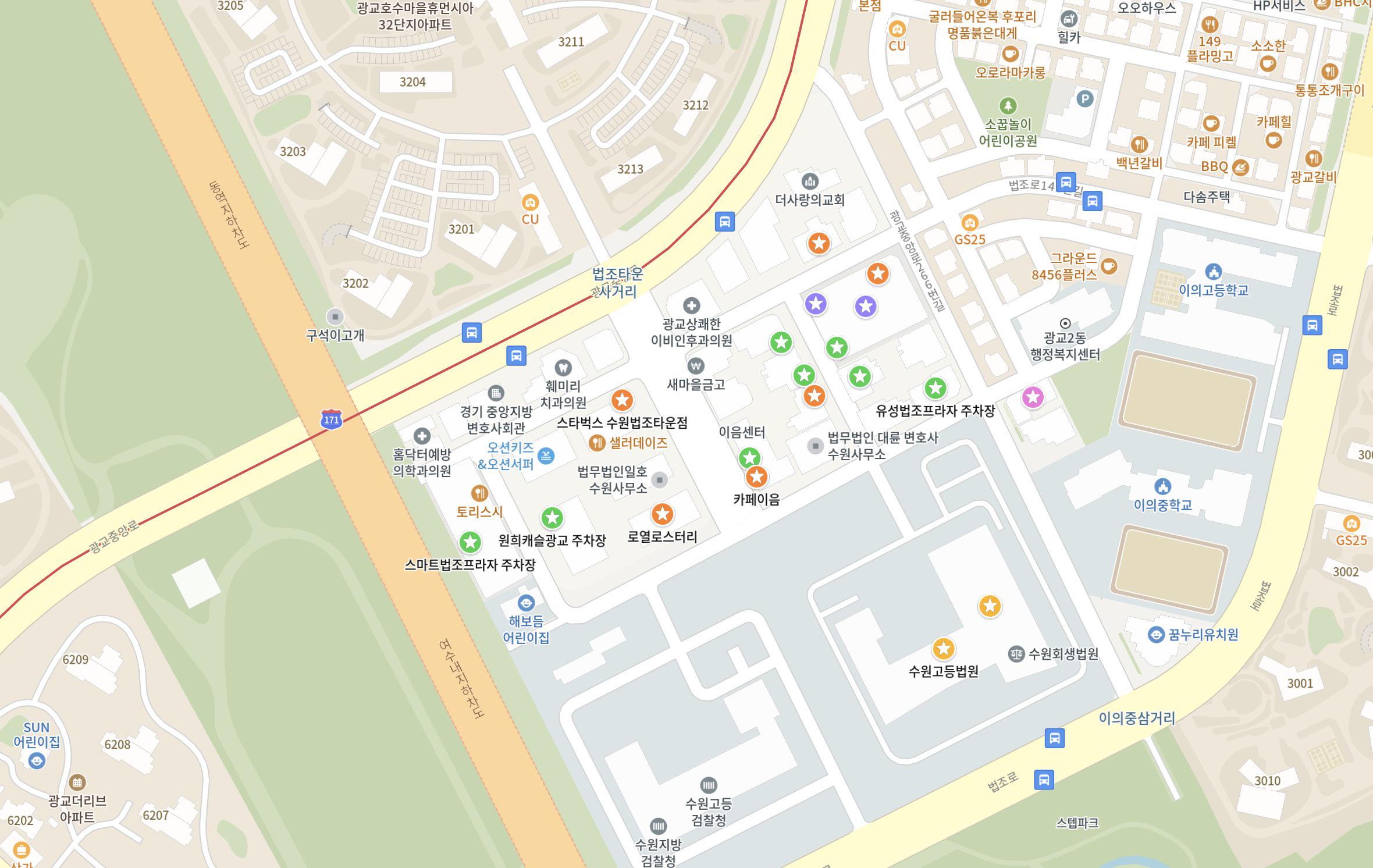 수원 법원지도 | 로웨이브 Lawwave